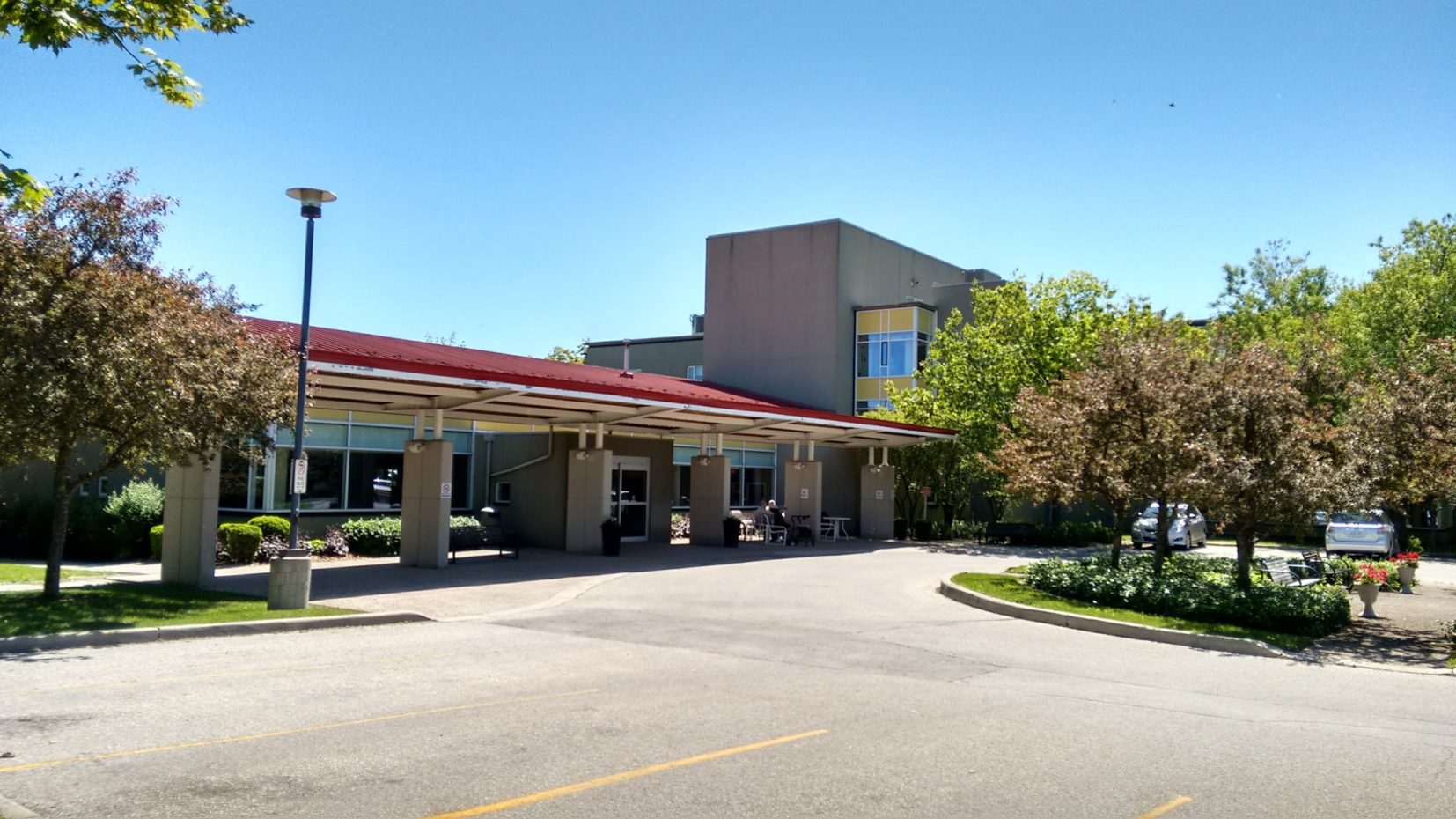 Exterior of building and parking lot at peopleCare AR Goudie ...